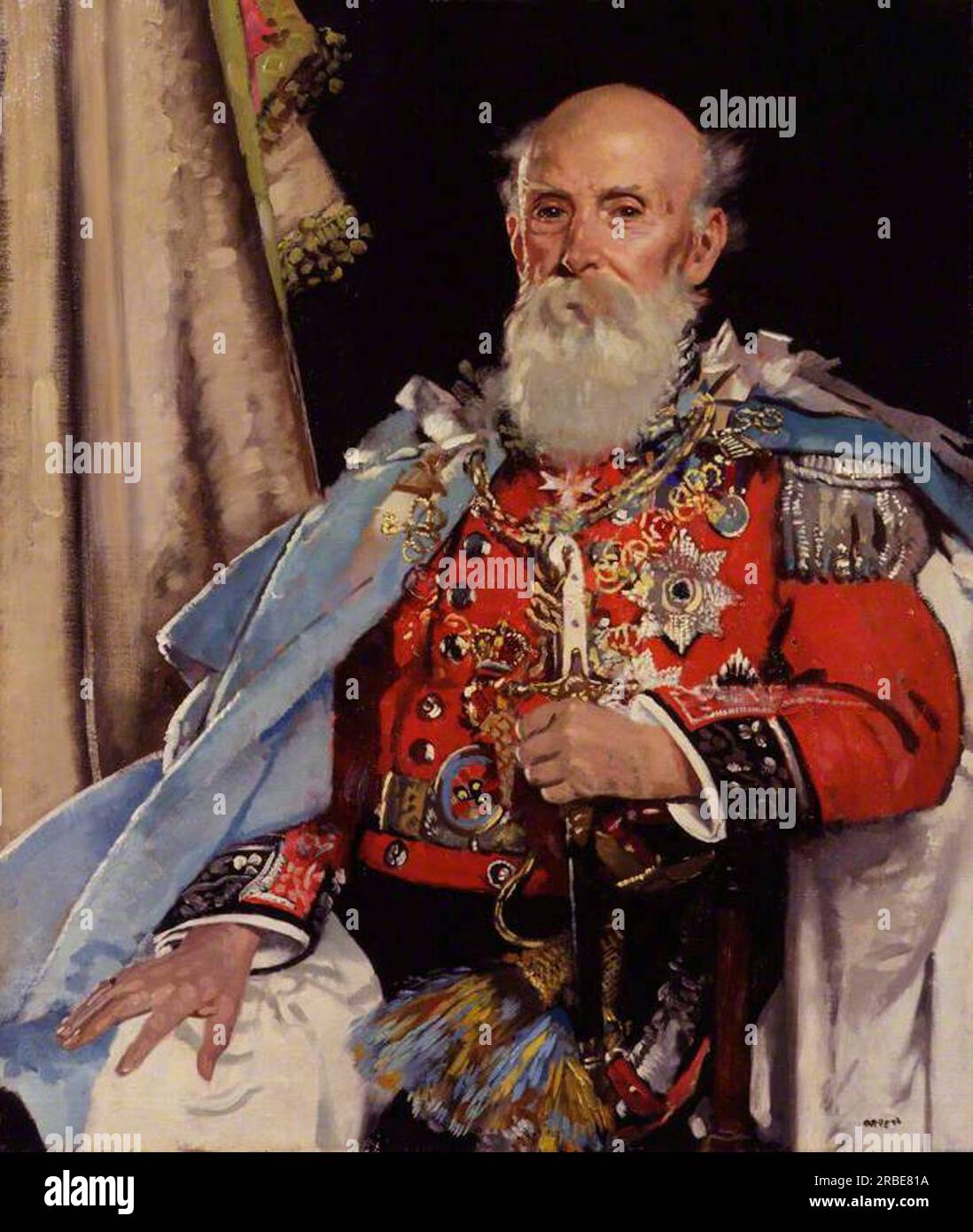 Reginald Brabazon, 12th Earl of Meath 1929 by William Orpen Stock Photo ...