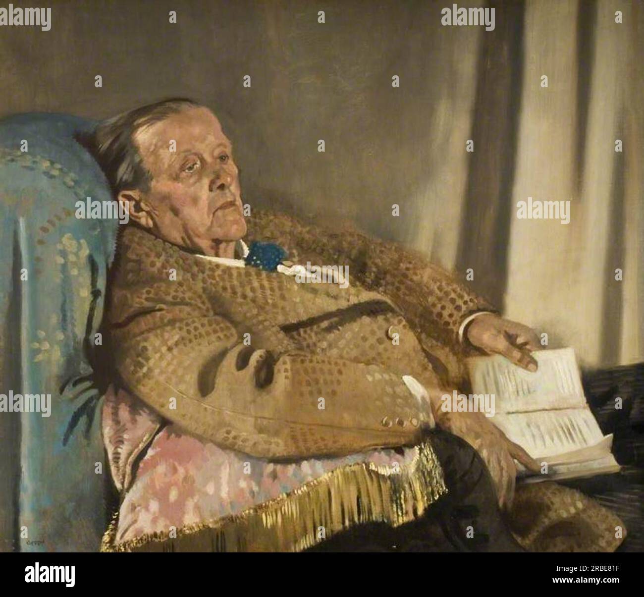 Sir Edwin Ray Lankester 1928 by William Orpen Stock Photo - Alamy