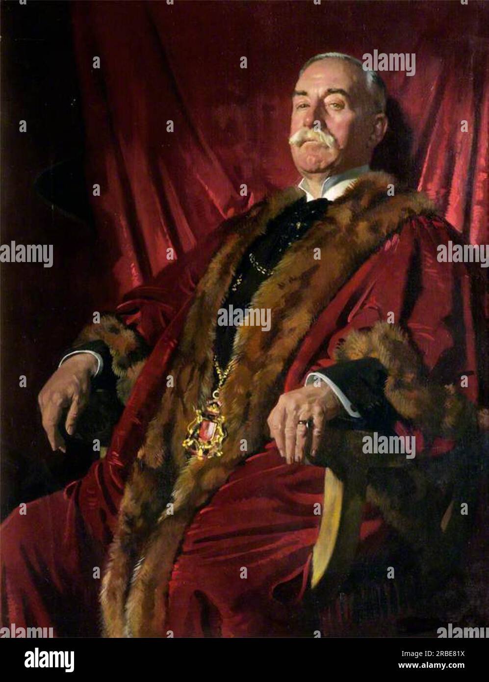 Sir William Meff, Lord Provost of Aberdeen 1925 by William Orpen Stock ...