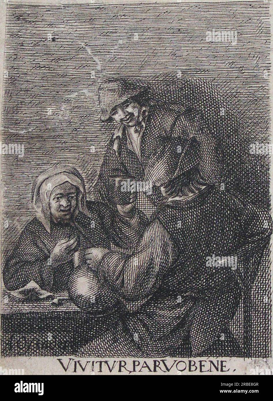 The Drinkers 1658 by Adriaen van Ostade Stock Photo - Alamy