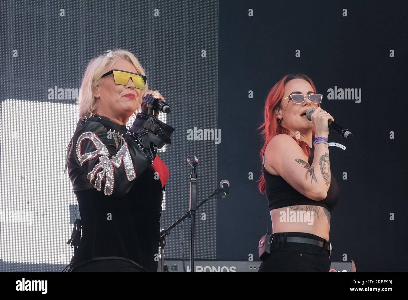 Southampton, UK. 08th July, 2023. English singer-songwriter, Kim Wilde ...