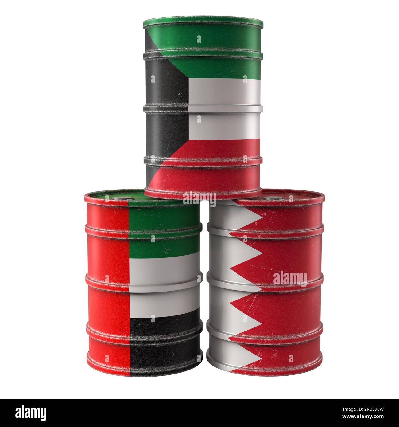 Kuwait united arab emirates flag hi-res stock photography and images ...