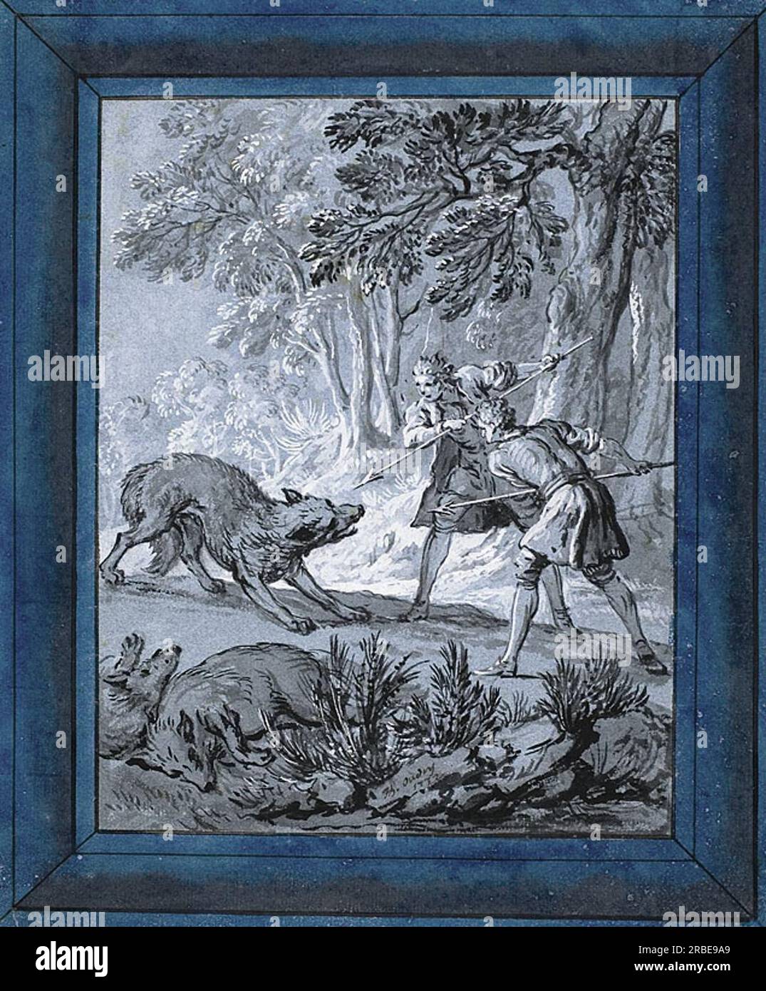 Wolves attacking hi-res stock photography and images - Alamy