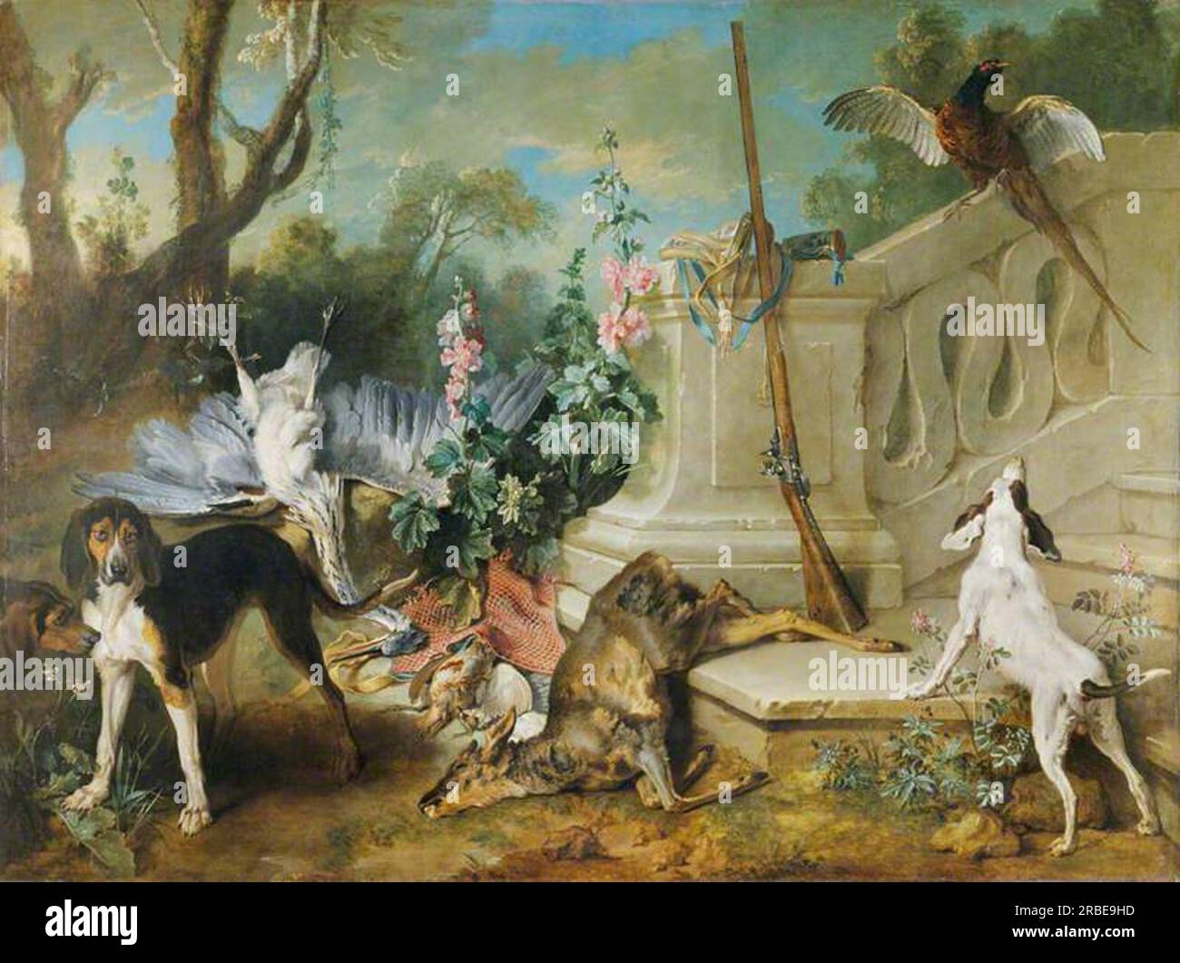 The Dead Roe by Jean-Baptiste Oudry Stock Photo - Alamy