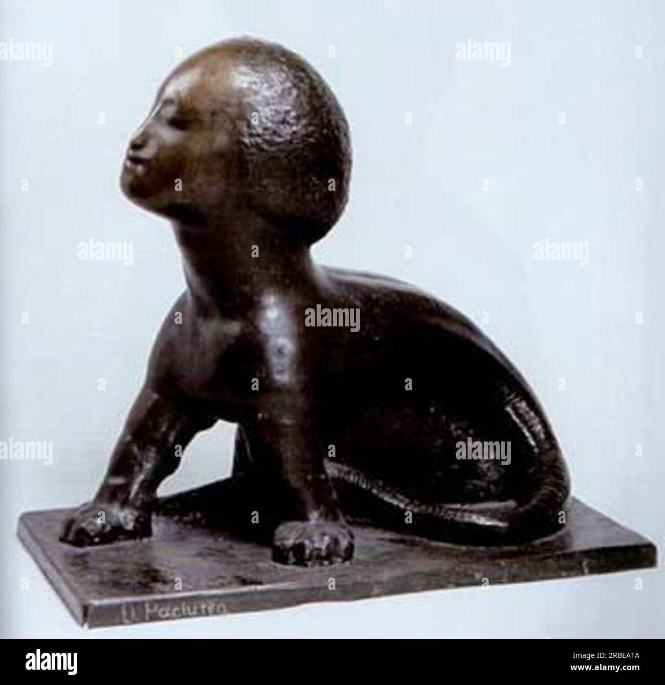 Chimera of the Earth by Dimitrie Paciurea Stock Photo - Alamy