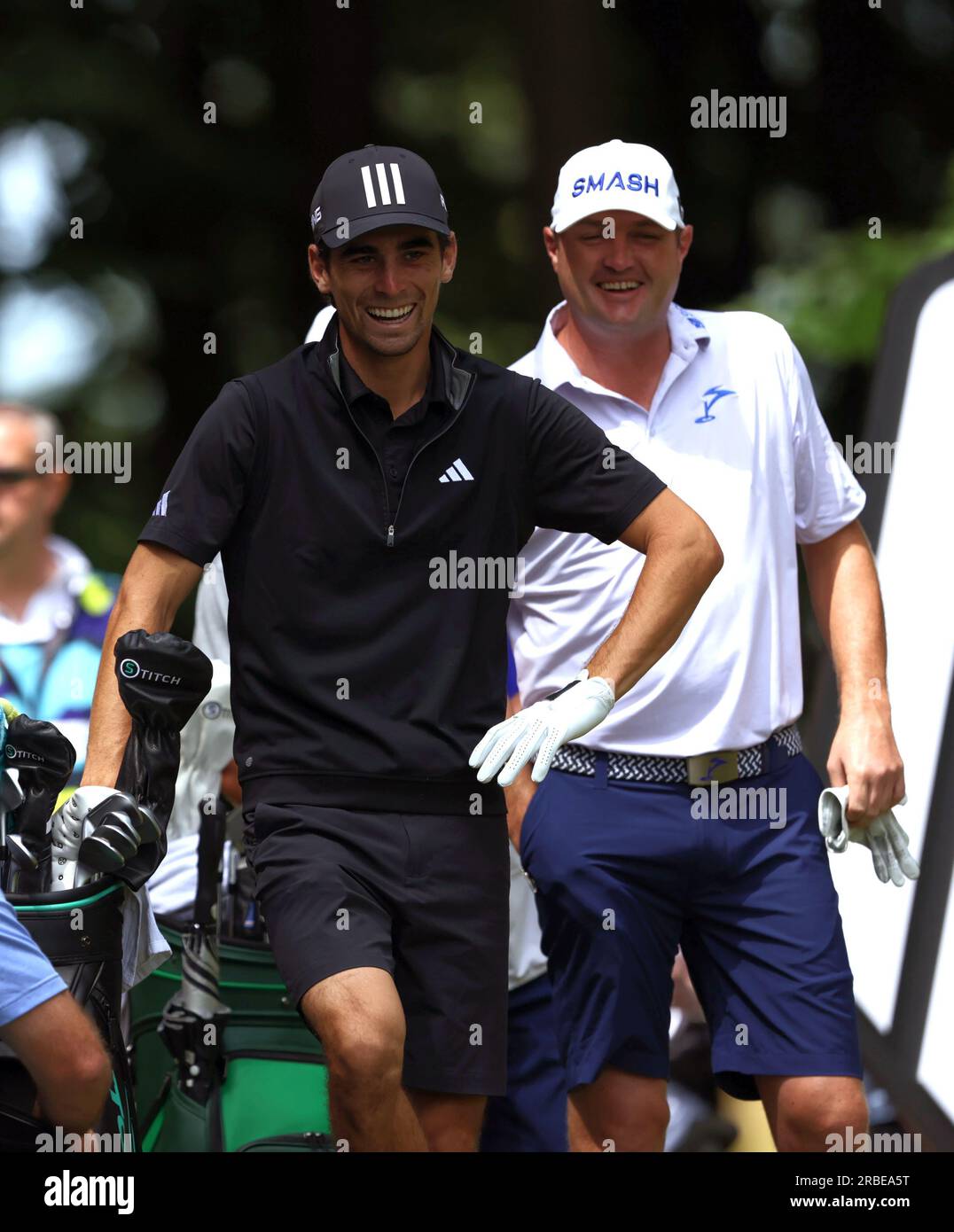 Torque GC's Joaquin Niemann (left) and Smash GC's Jason Kokrak on the ...