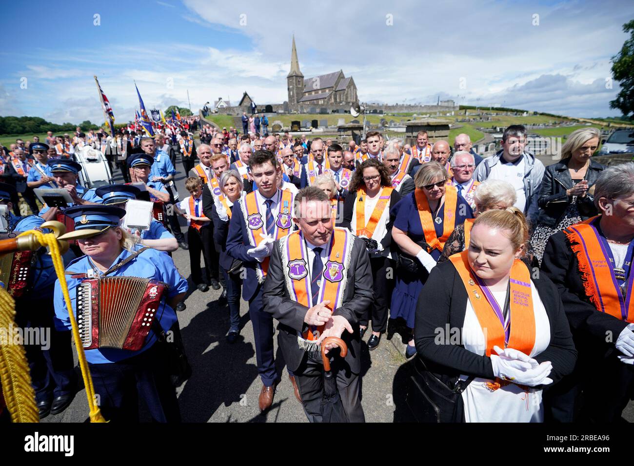 Drumcree parade hi-res stock photography and images - Alamy