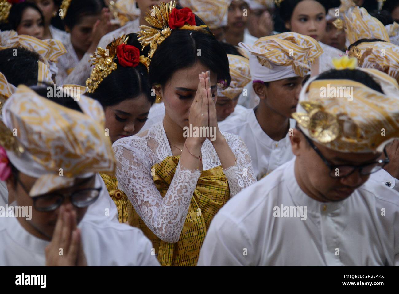 Bogor, West Java, Indonesia. 9th July, 2023. Balinese teenagers take ...