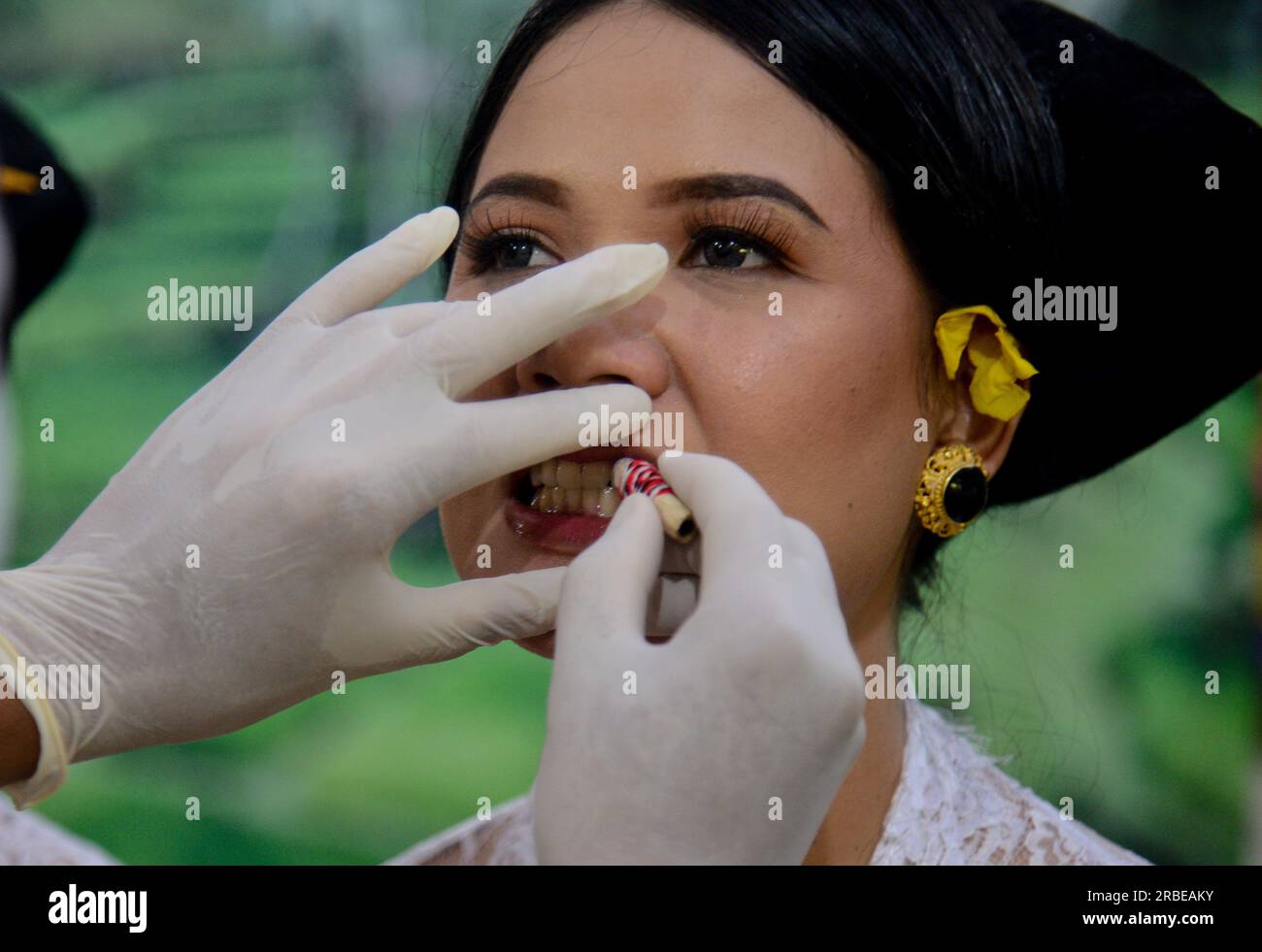 Bogor, West Java, Indonesia. 9th July, 2023. A Balinese teenagers take ...