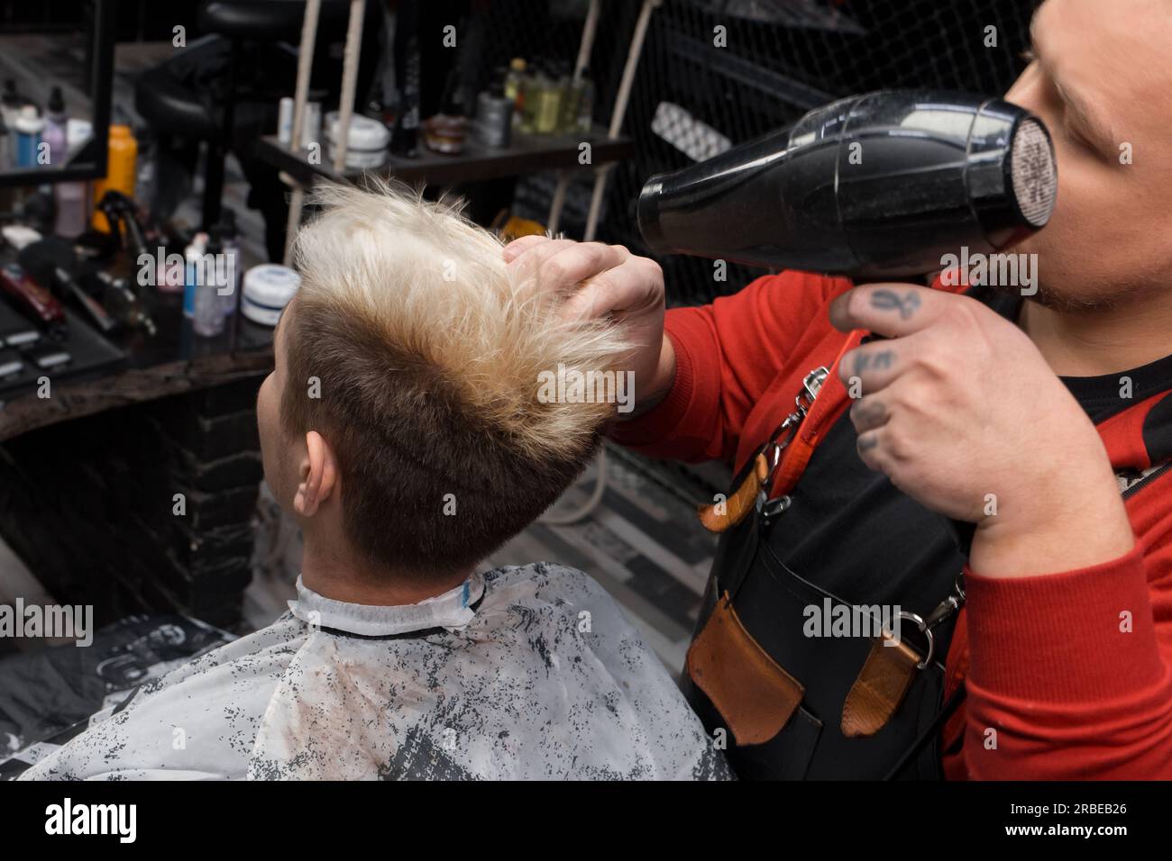 Hair salon worker hi-res stock photography and images - Alamy