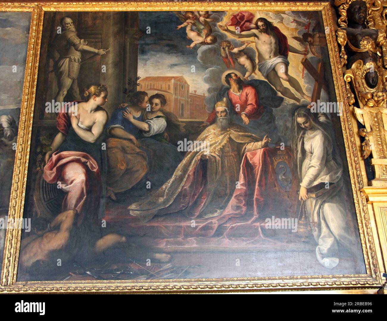 Il doge pasquale cicogna supplica cristo hi-res stock photography and ...