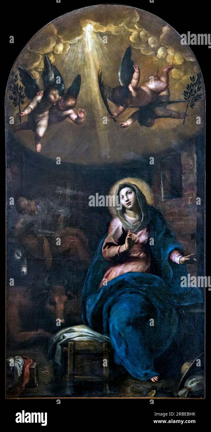 Venezia laspettazione del parto di maria vergine di palma hi-res stock ...