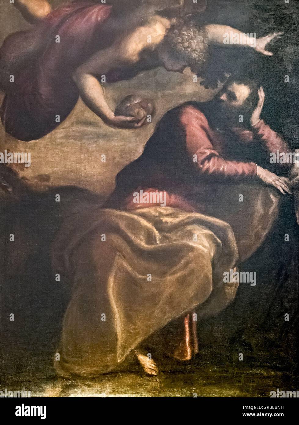 Elia Cibato From angel 1575 by Palma il Giovane Stock Photo - Alamy