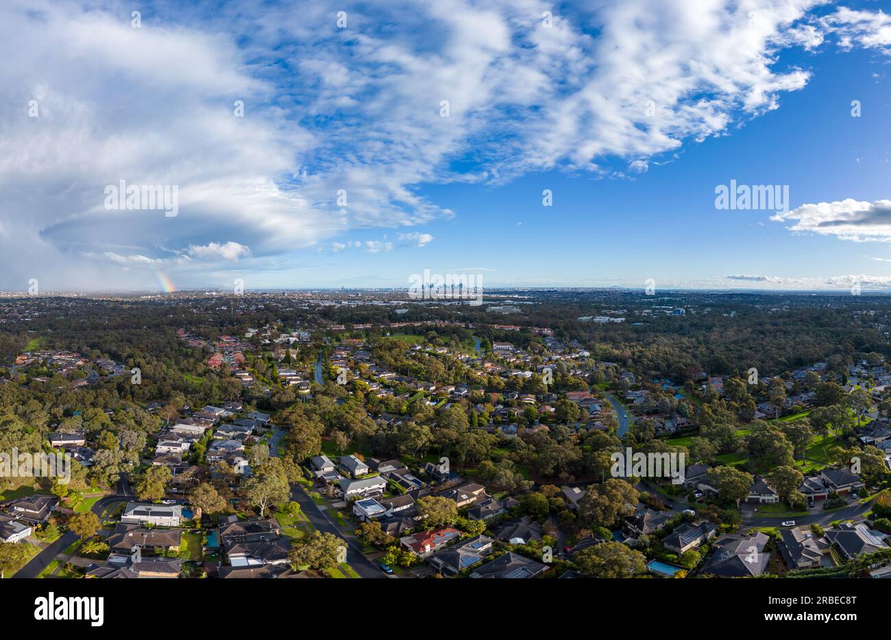 Melbourne suburban sprawl hi-res stock photography and images - Alamy