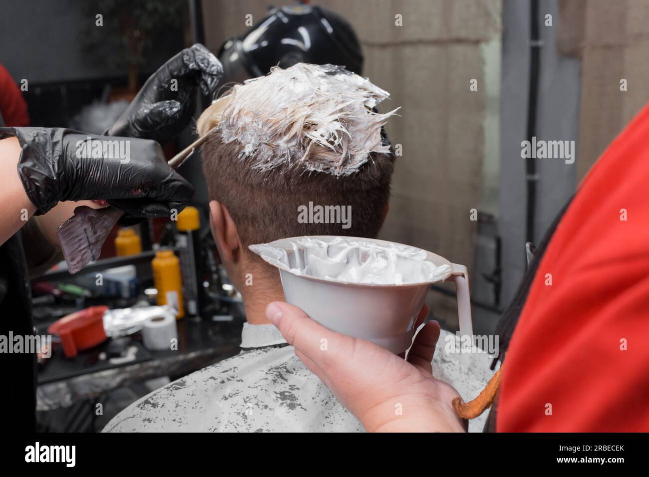 White Hair Guy Dye