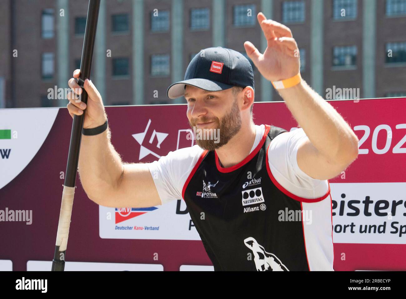 Max LEMKE (KC Potsdam), winner, gold medal, jubilation, cheering, joy ...