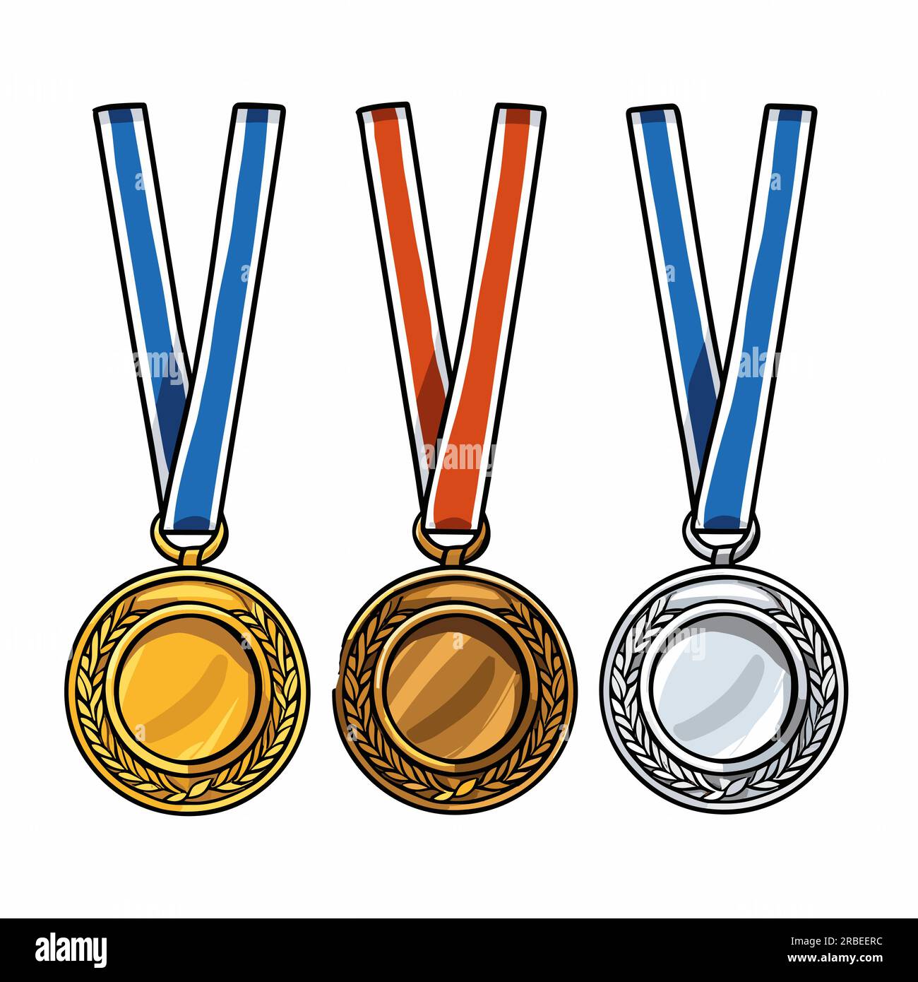 Medallion pen Stock Vector Images - Alamy
