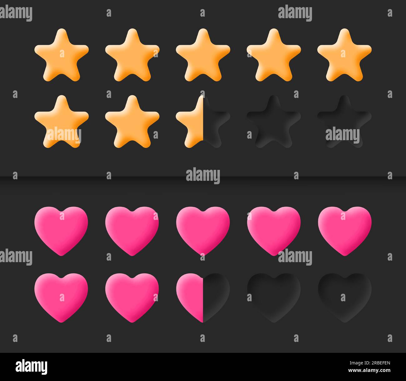 Star rating scale vector vectors hi-res stock photography and images ...