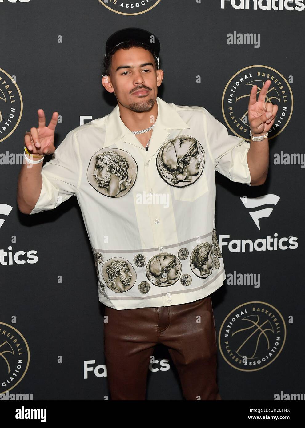 Las Vegas, USA. 09th July, 2023. Trae Young attends the Fanatics x NBPA ...