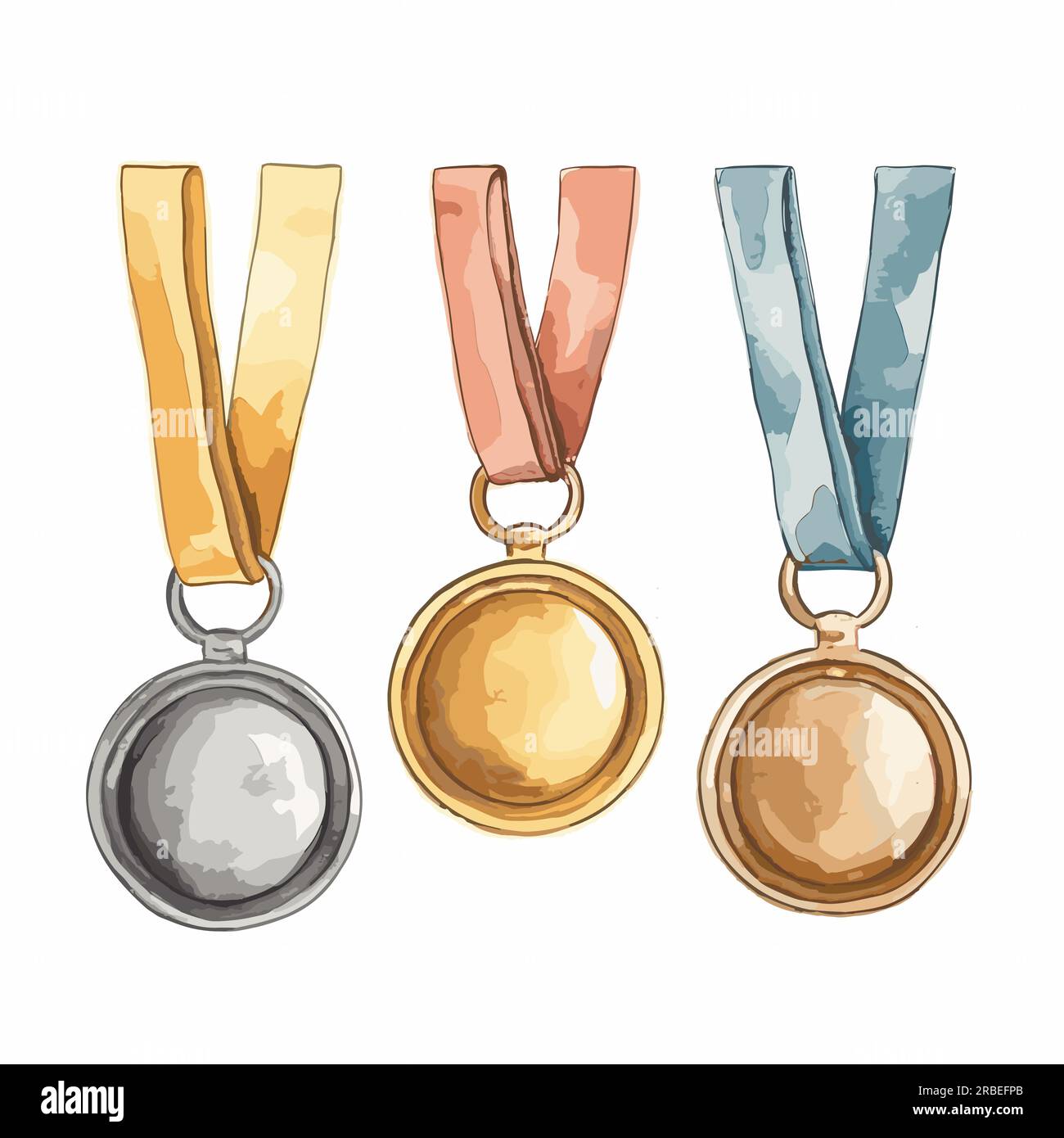 Medallion pen Stock Vector Images - Alamy