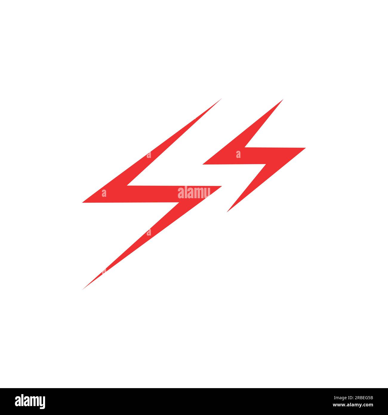 Eps10 Vector Initial Letters Ss Logo Design Template Letter Ss Voltage Or Current Icon Isolated