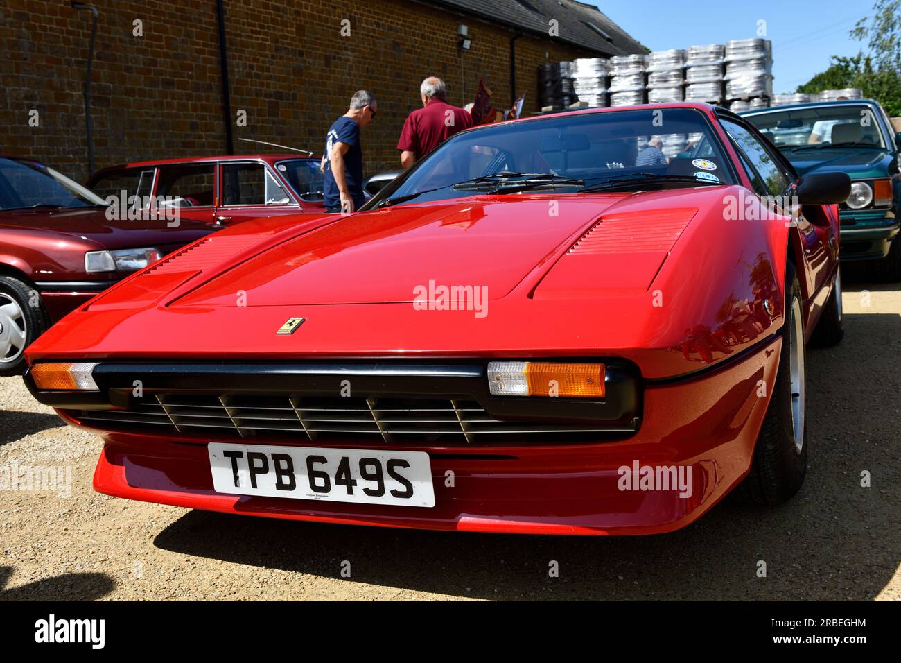 Ferrari Sports Car Classic Car Meeting Hook Norton Oxfordshire England ...