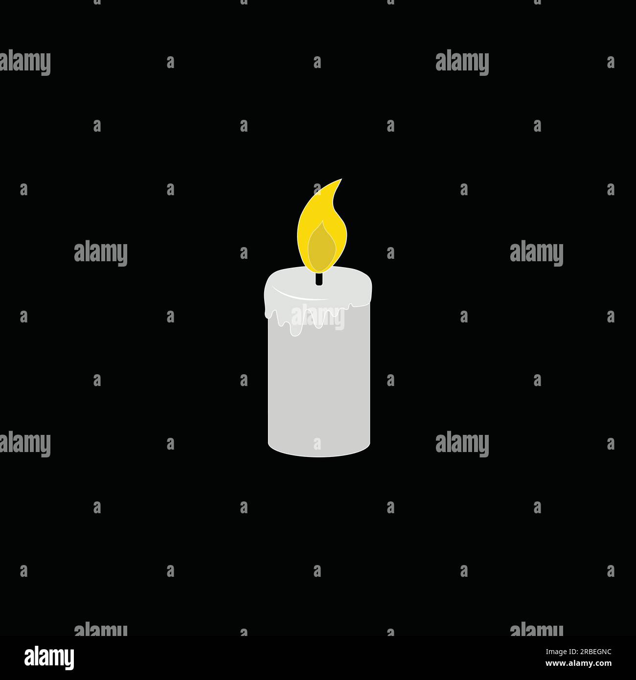 Candlelight glow Stock Vector Images - Alamy