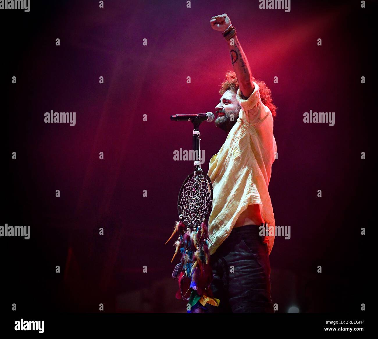 GIO EVAN during Gio Evan - Evanland II Edizione, Italian singer Music ...