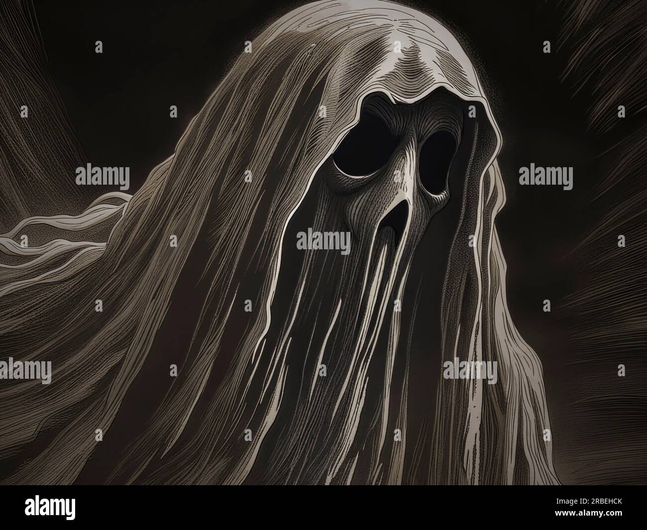 Ghost engraving hi-res stock photography and images - Alamy