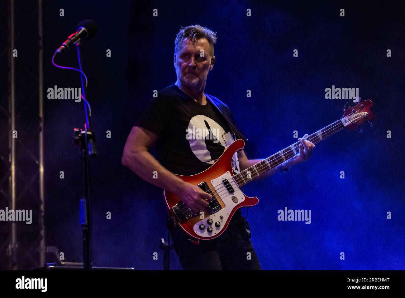 Jonas Reingold performs during the concert 'Genesis Revisited' on July ...