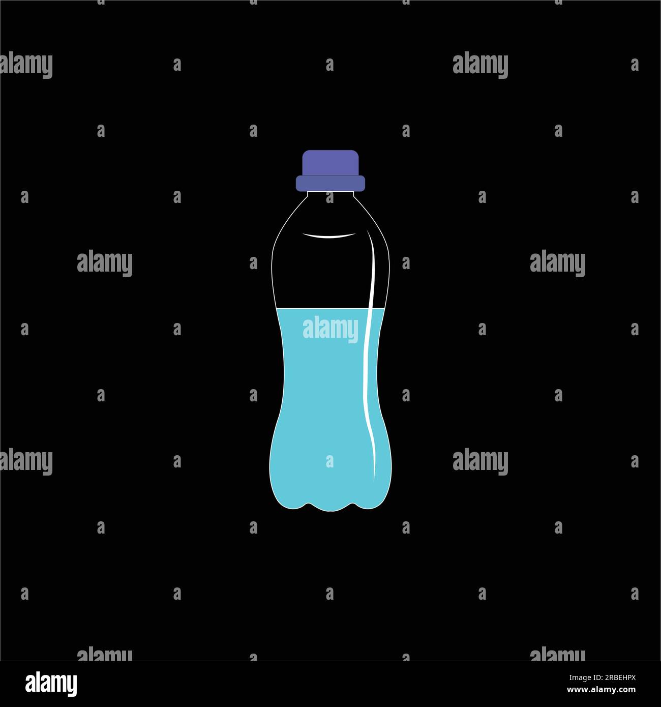 Plastic bottled water Stock Vector Images - Alamy