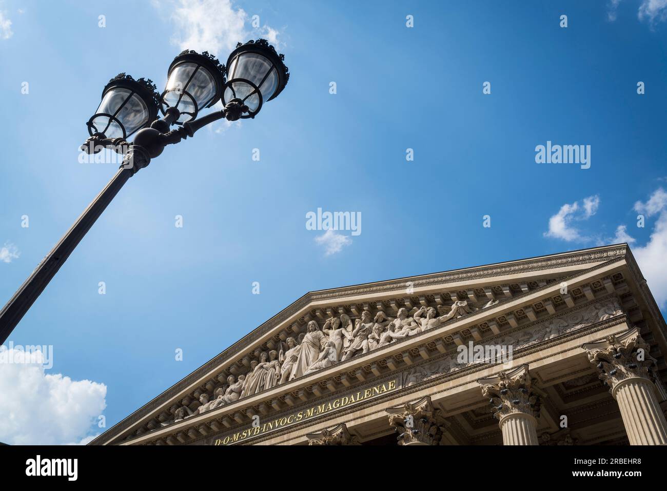 La Madeleine church pediment sculpture "The Last Judgement , built in ...