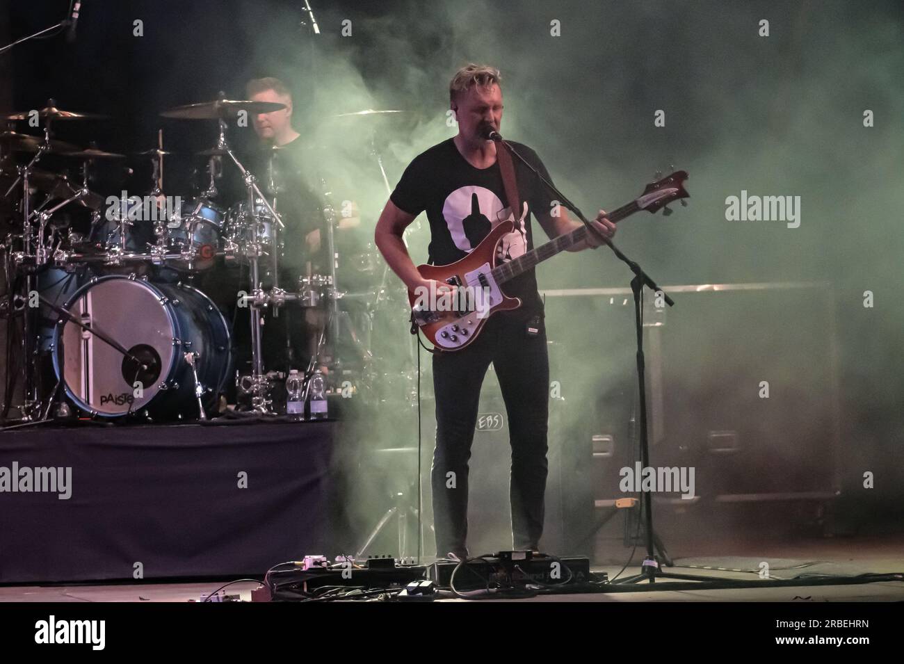 Jonas Reingold performs during the concert 'Steve Hackett Genesis ...
