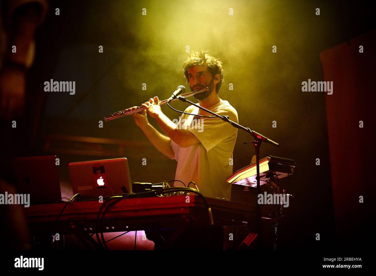 GIO EVAN during the Italian singer Music Concert Gio Evan - Evanland II ...