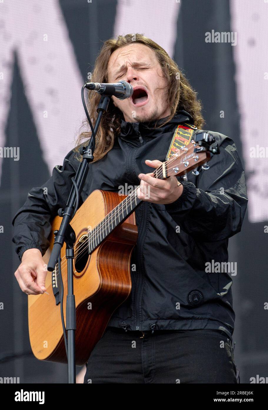 Jamie Webster performing on the main stage at the Trnsmt Festival at ...