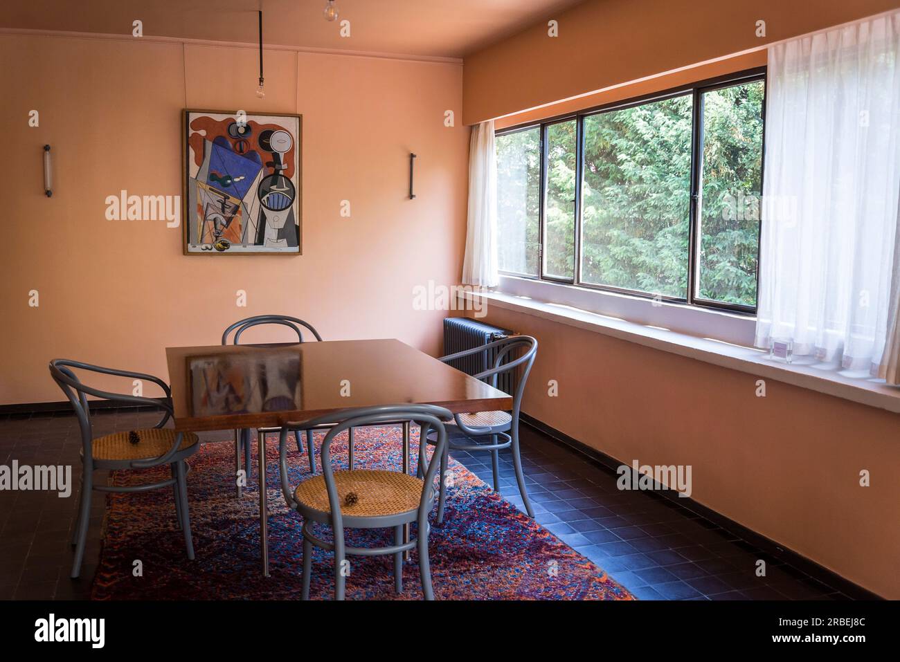 Kitchen in Villa La Roche, a house designed by Le Corbusier and his ...