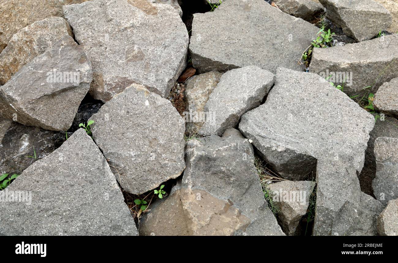 Many big stones texture as background Stock Photo - Alamy