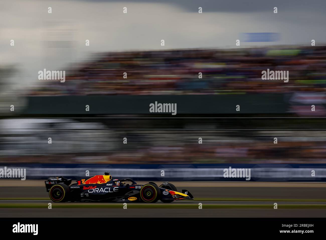 SILVERSTONE - Max Verstappen (Red Bull Racing) during the Grand Prix of ...