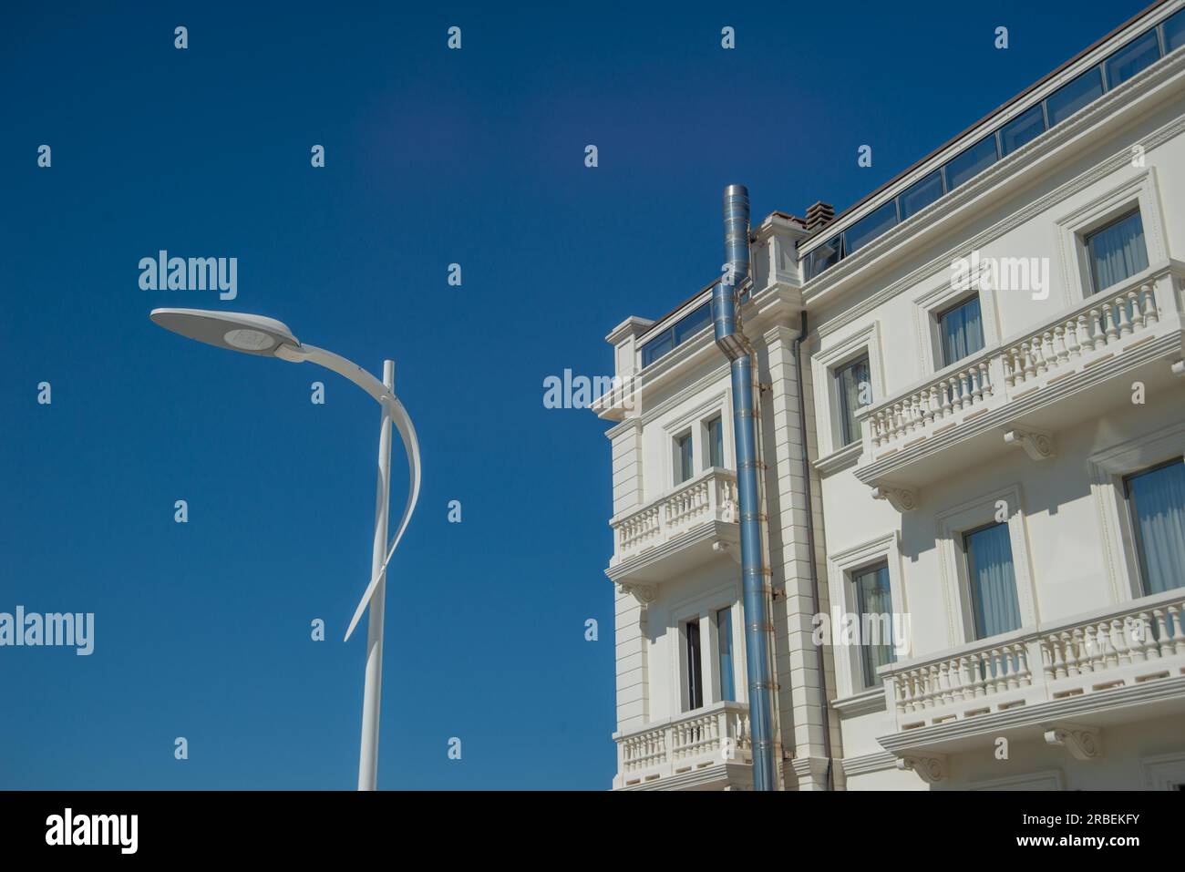 Road pole for efficient public lighting Stock Photo - Alamy