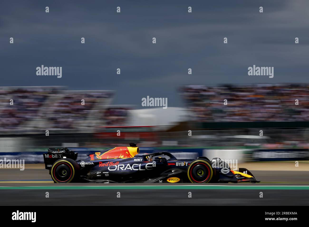 SILVERSTONE - Max Verstappen (Red Bull Racing) during the Grand Prix of ...