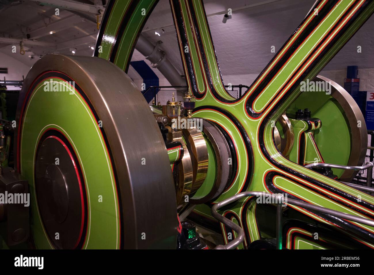 Tower Bridge steam engine that was used to raise the bridge Stock Photo ...