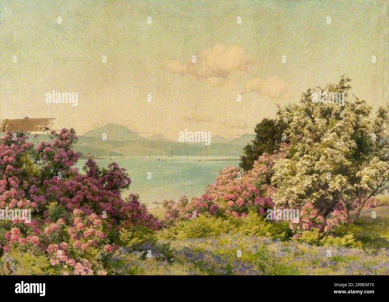 The Narrows at Rosneath and the Gareloch by Alfred Parsons Stock Photo ...