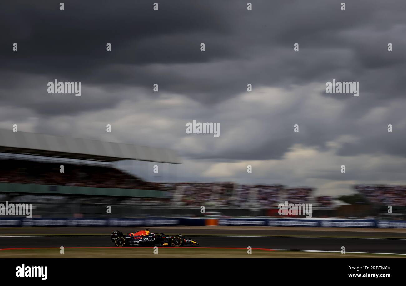SILVERSTONE - Max Verstappen (Red Bull Racing) during the Grand Prix of ...
