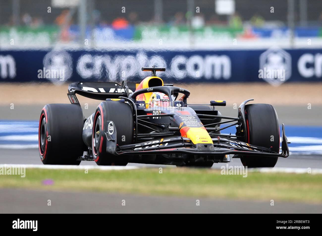Red Bull's Max Verstappen leads during the British Grand Prix 2023 at ...