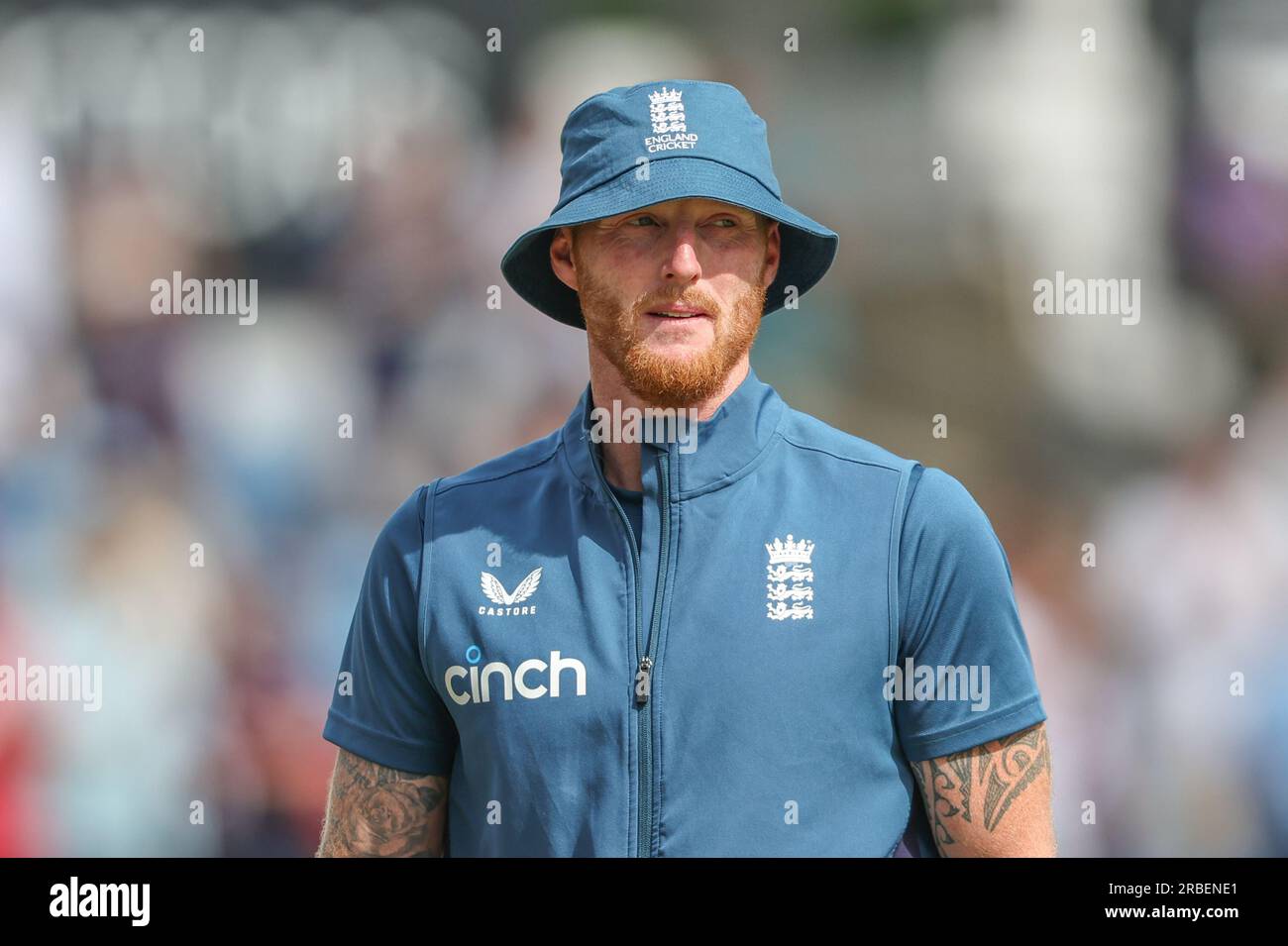 Ben Stokes of England after the game during the LV= Insurance Ashes ...