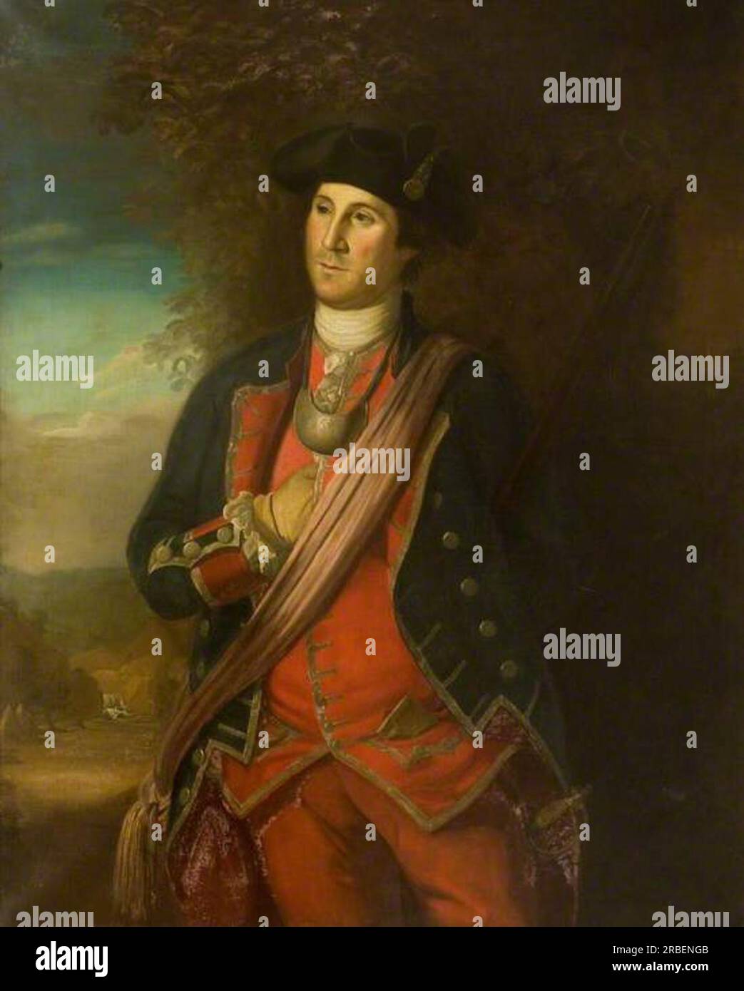 George Washington (1732–1799), as Colonel Commander of the Virginian ...