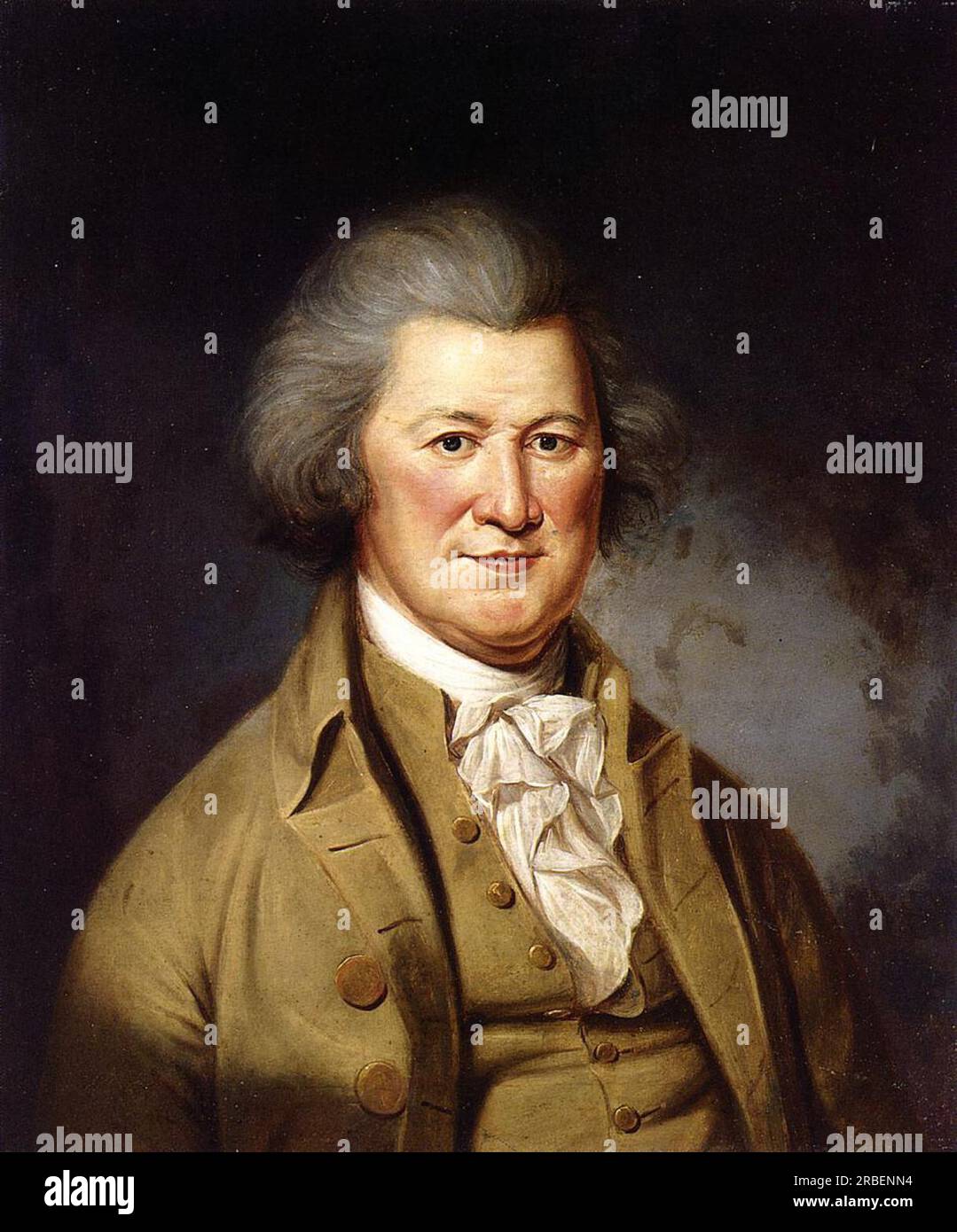 Portrait of Colonel John Cox 1793 by Charles Willson Peale Stock Photo ...