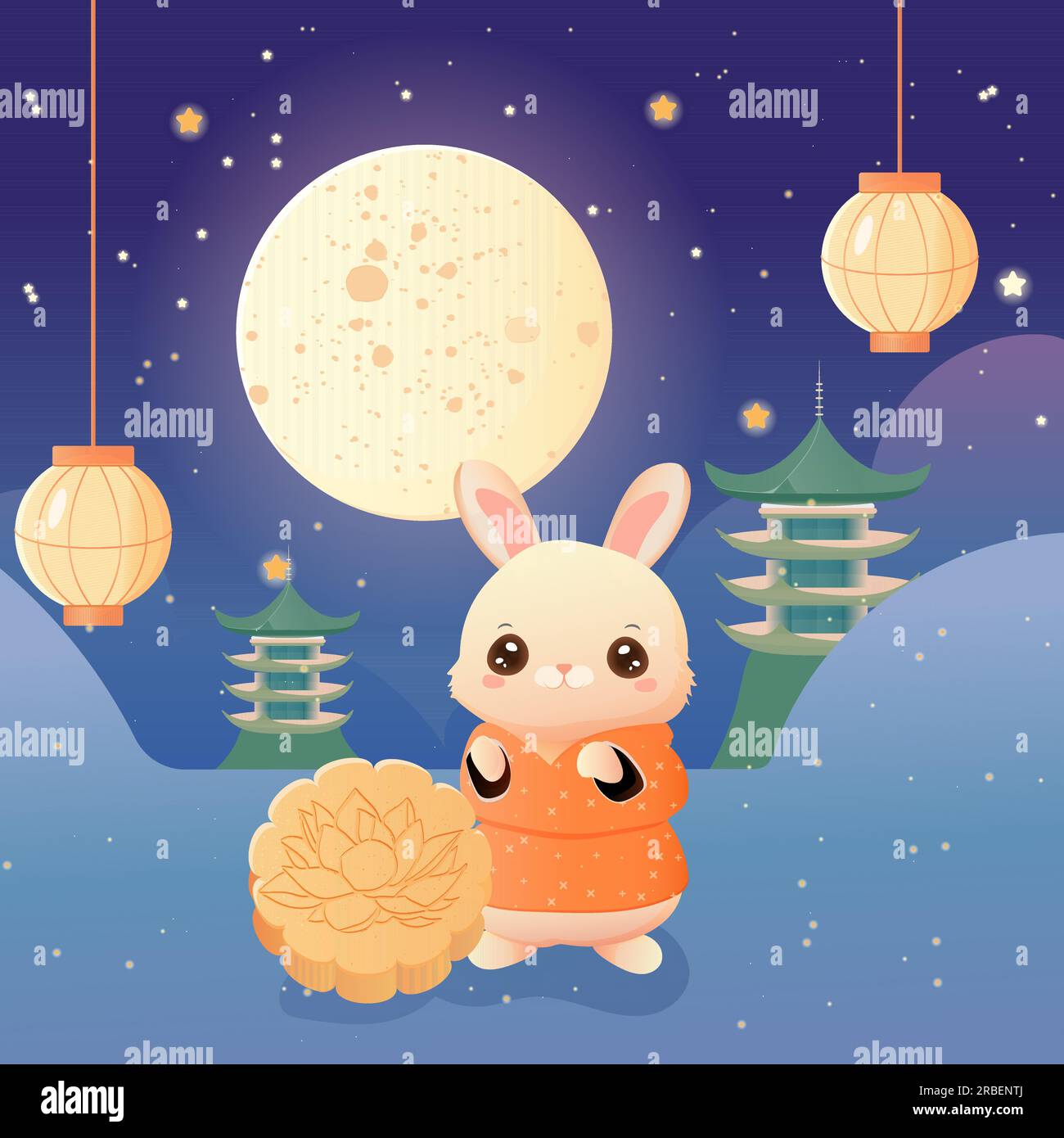 Moon rabbit hi-res stock photography and images - Alamy