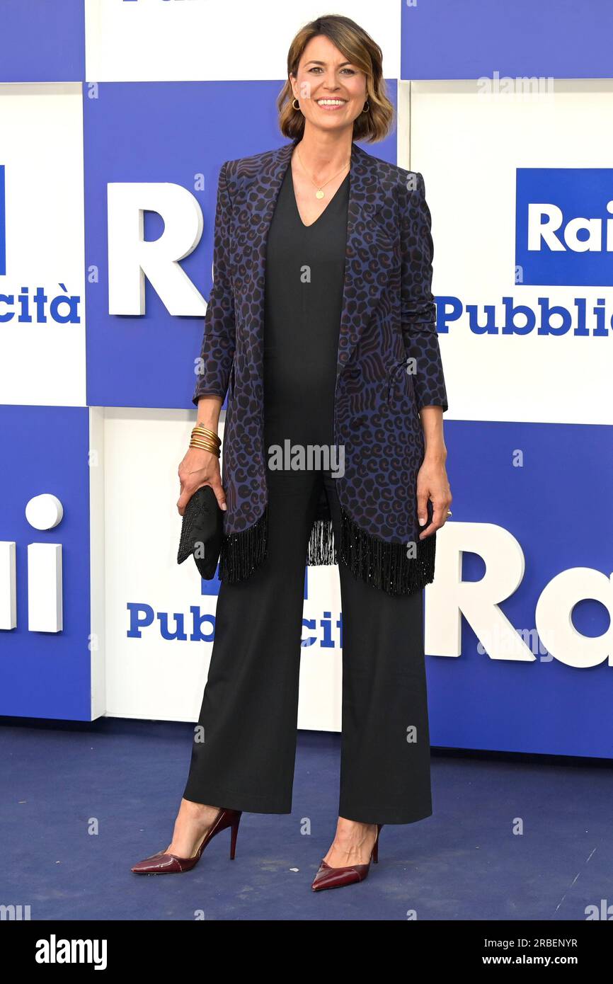 Greta Mauro beim Photocall 'Palinsesti Rai 2023-2024' im Centro di produzione Rai di Napoli ...