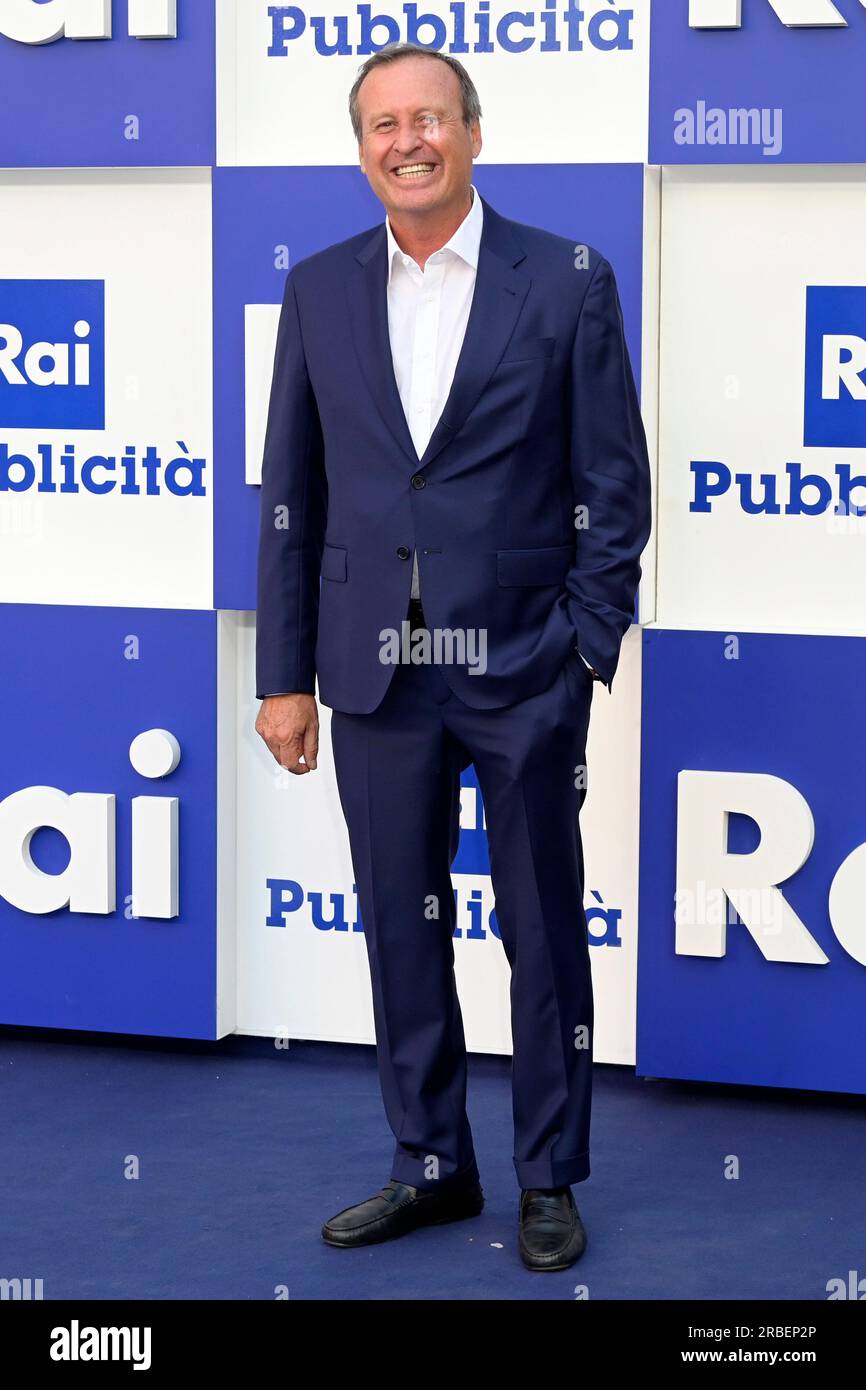 Luca Mazza beim Photocall 'Palinsesti Rai 2023-2024' im Centro di ...